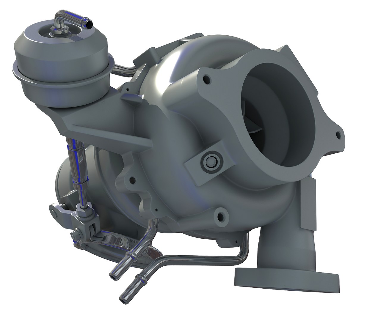 Engine turbo 3D model - TurboSquid 1174024