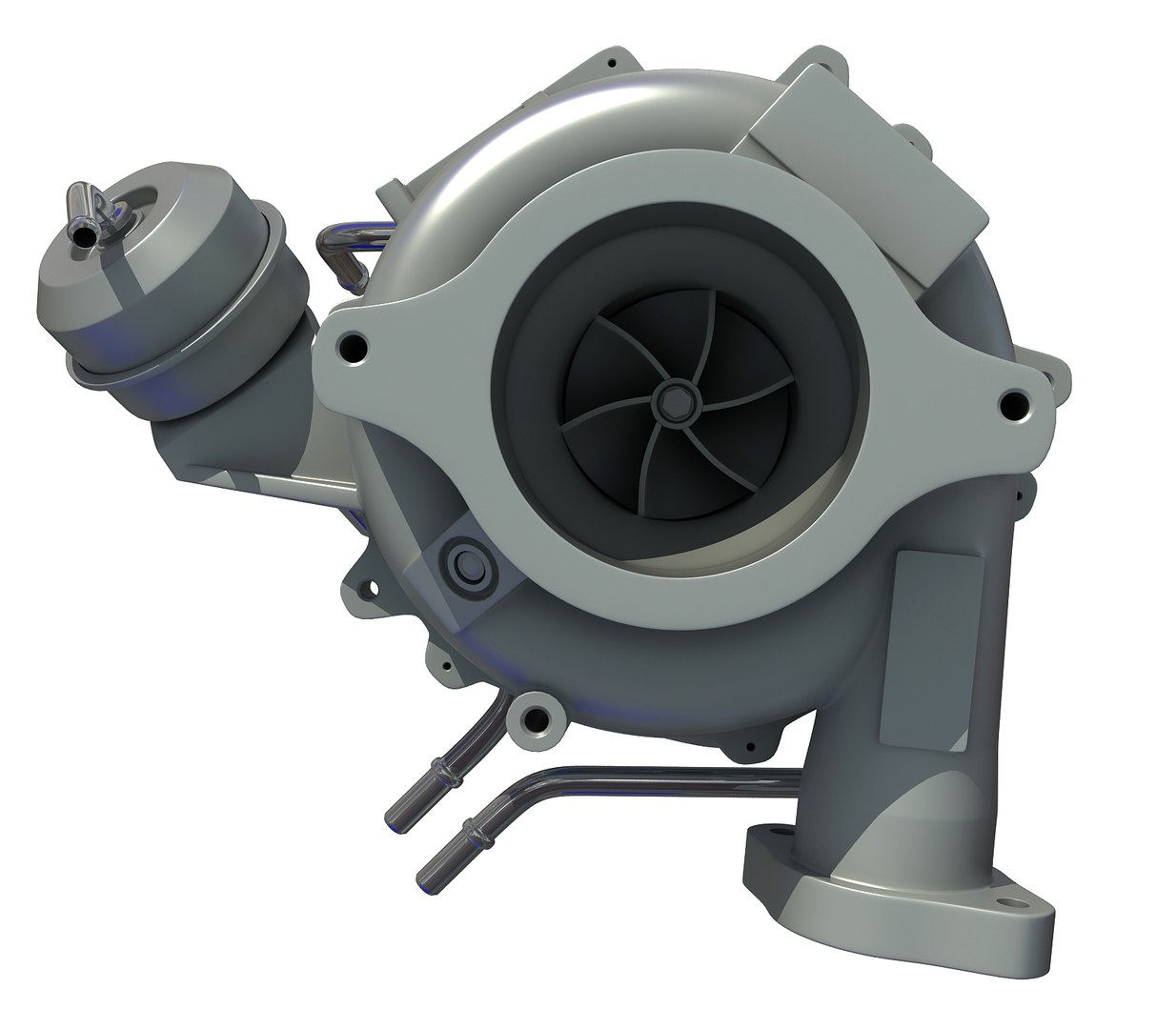 Engine turbo 3D model - TurboSquid 1174024