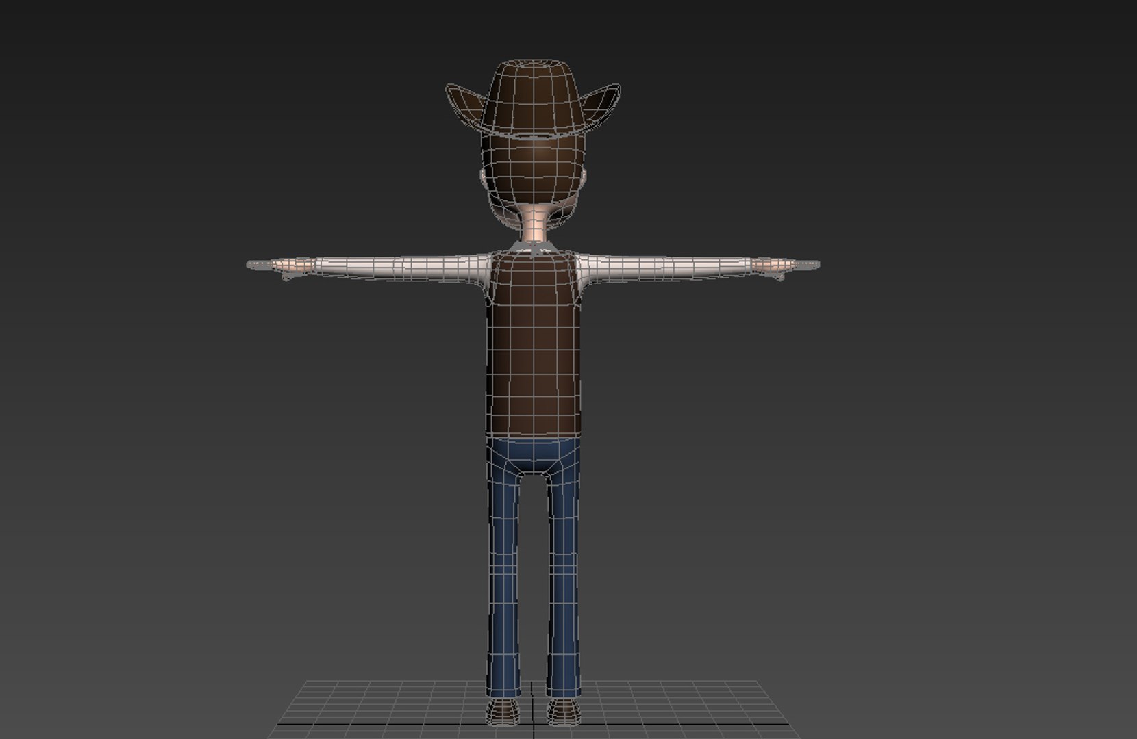 Cowboy Character Cartoon 3D Model - TurboSquid 1340316