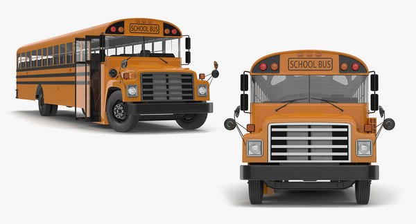 School Buses Collection 3 model - TurboSquid 1770195