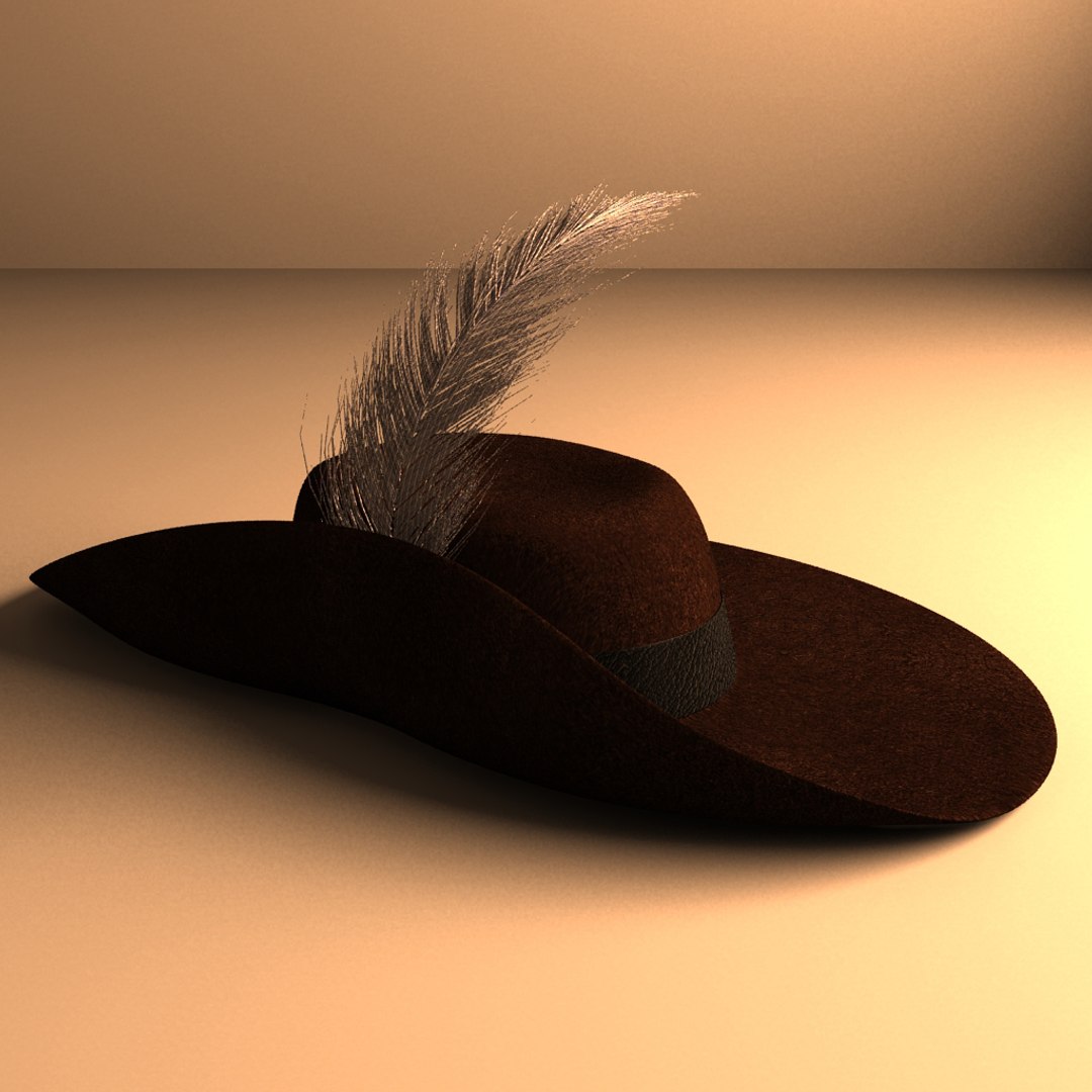 Musketeer Hat Obj
