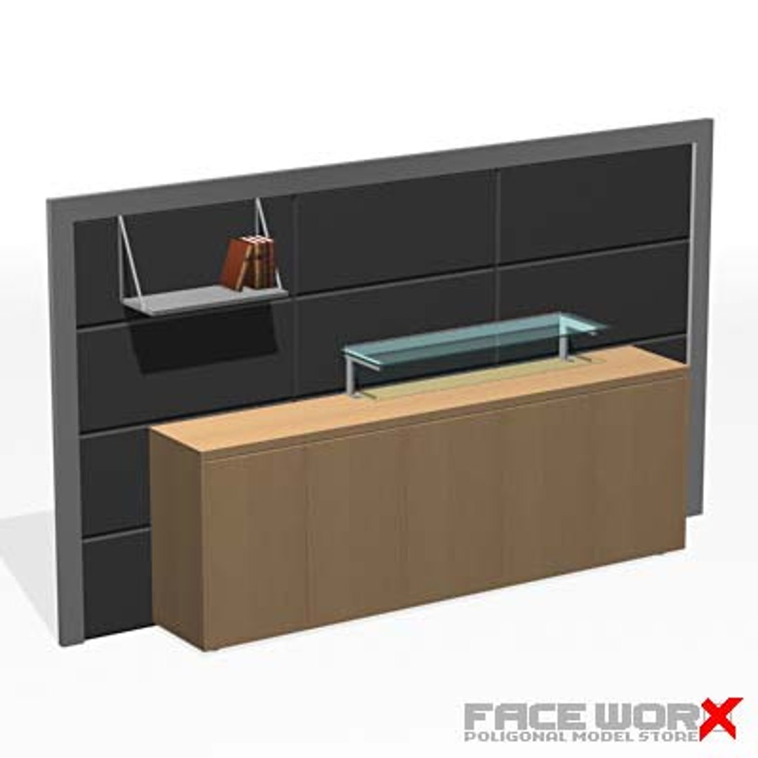 cabinet office 3d model