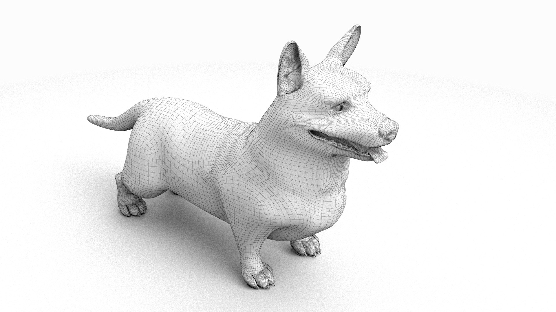Corgi Fur Animations Model - TurboSquid 1632168