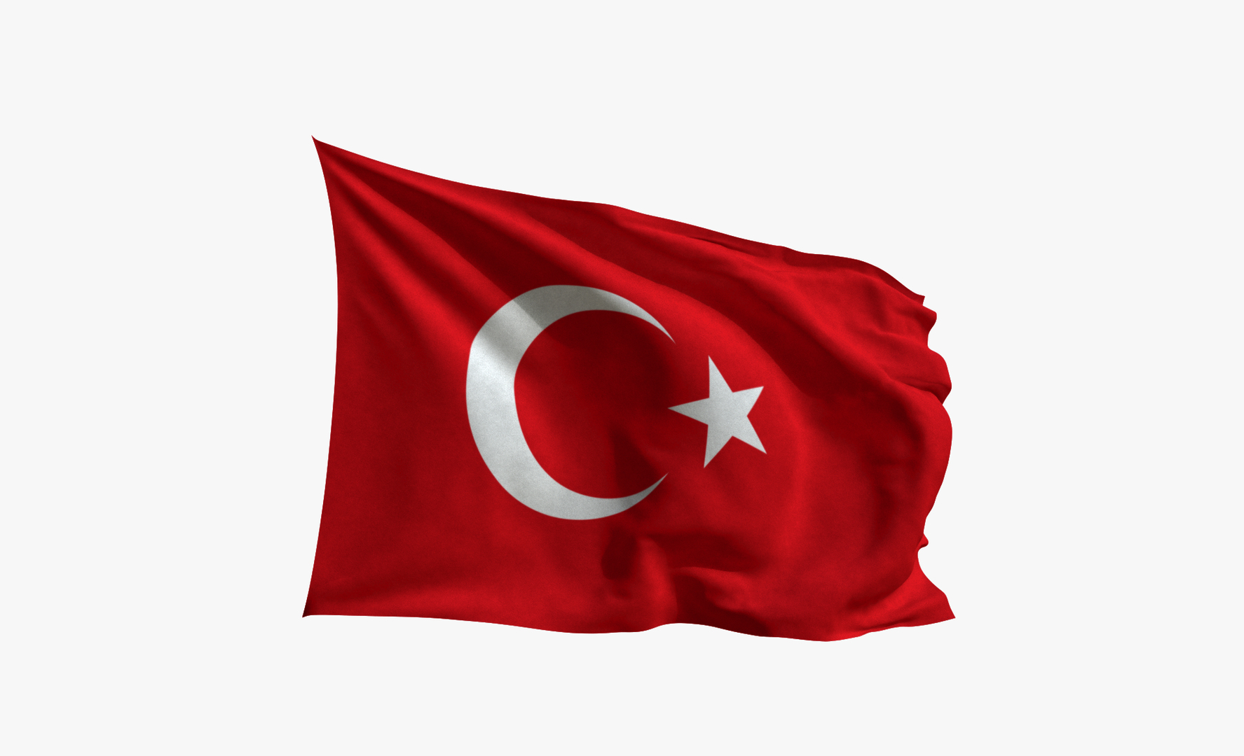 Realistic Animated Flag - Microtexture Rigged - Put Your Own Texture ...