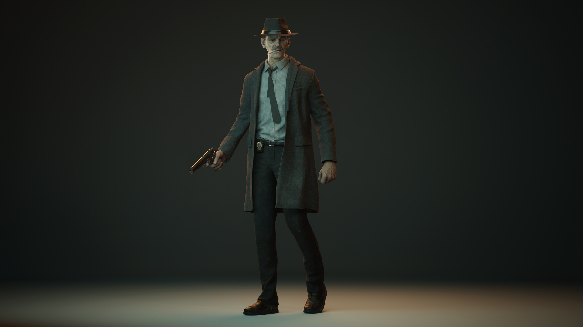 Police Detective Officer Model - TurboSquid 2249293