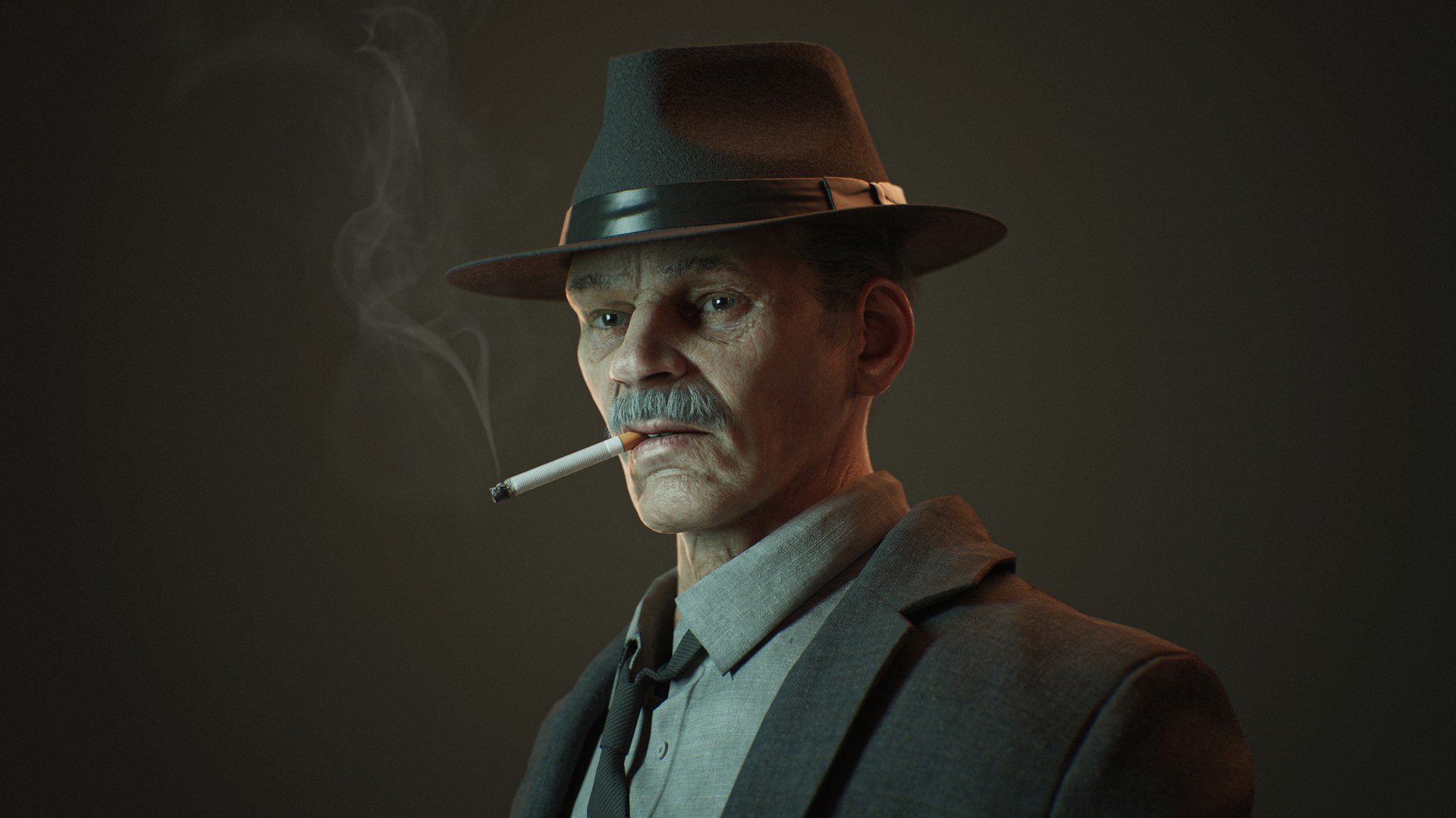 Police Detective Officer Model - TurboSquid 2249293