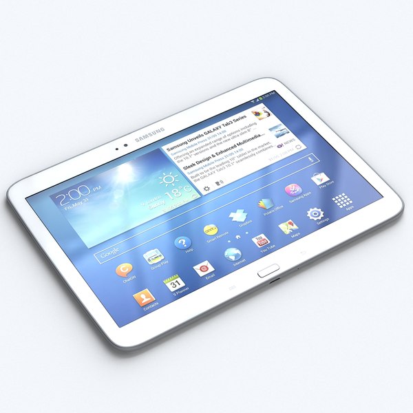 3d model samsung galaxy tab