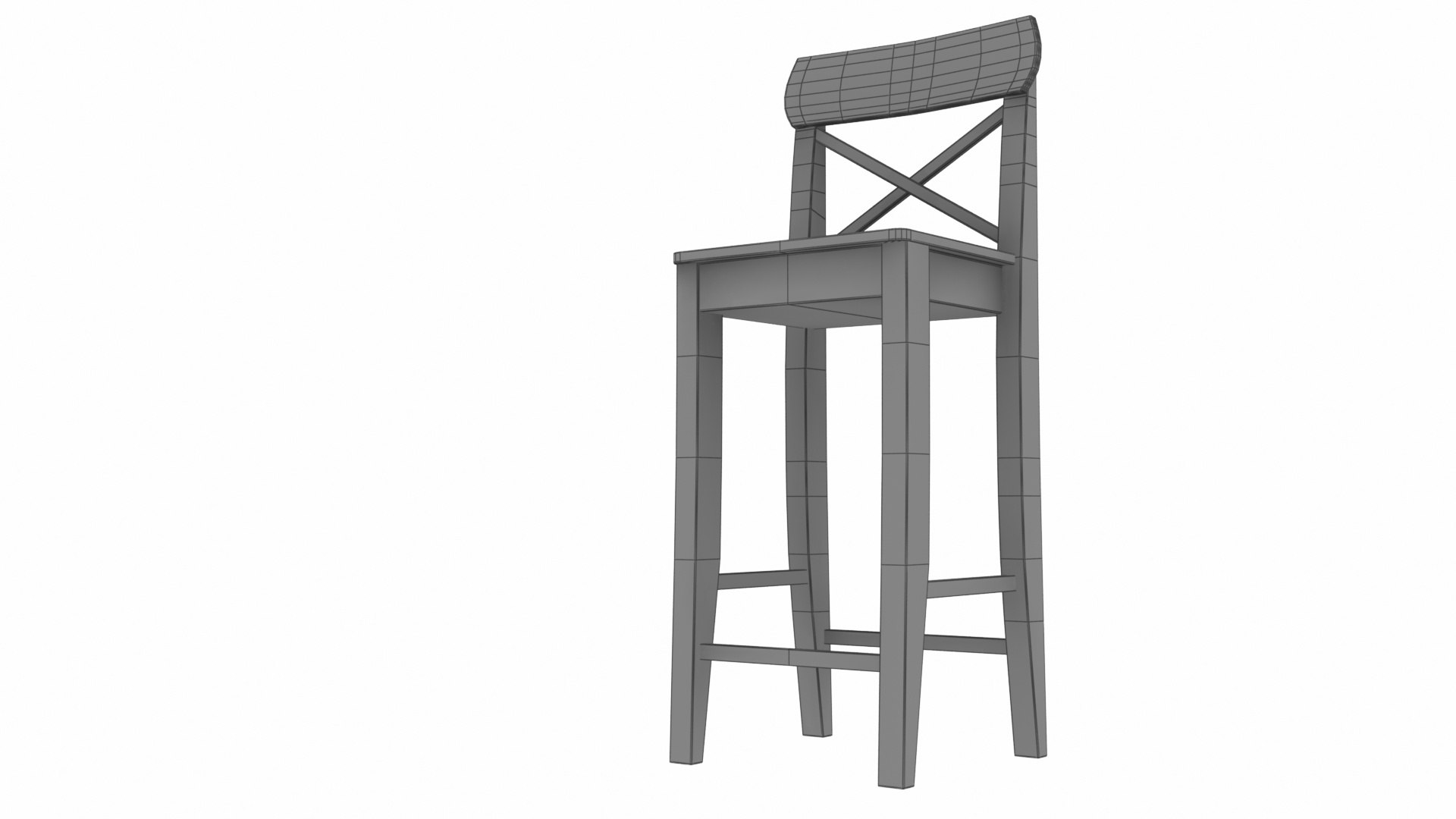 Bar Chair 3D Model - TurboSquid 1498707