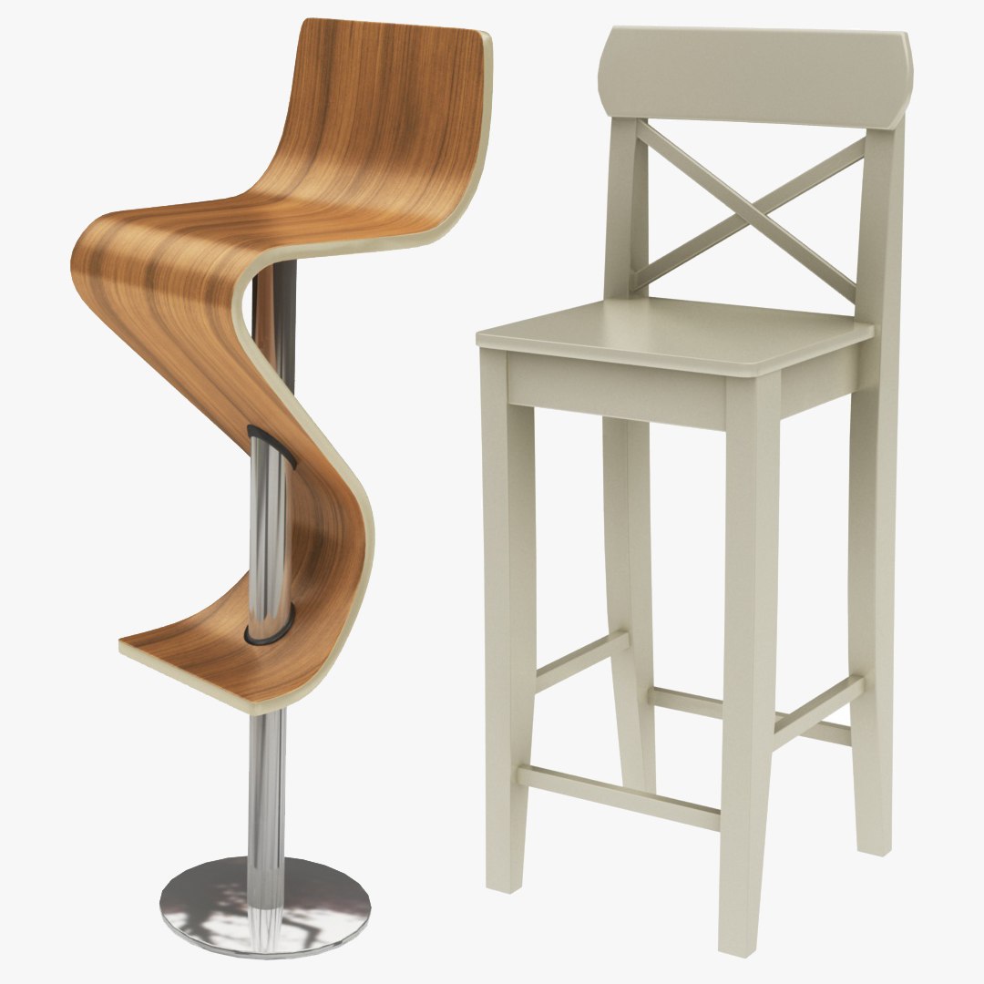 Bar Chair 3D Model - TurboSquid 1498707