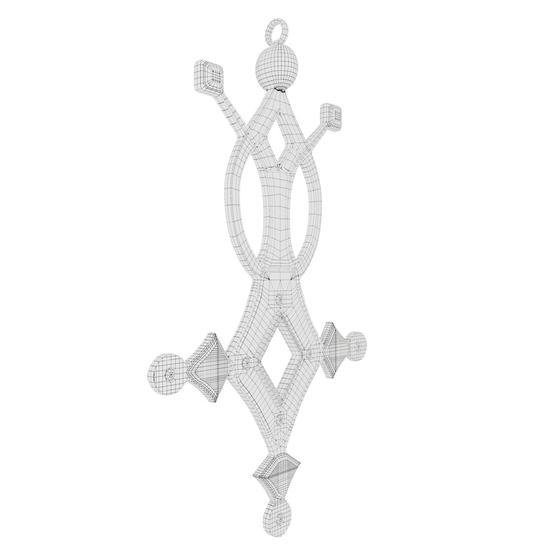 3D Agadez Cross - TurboSquid 1773913