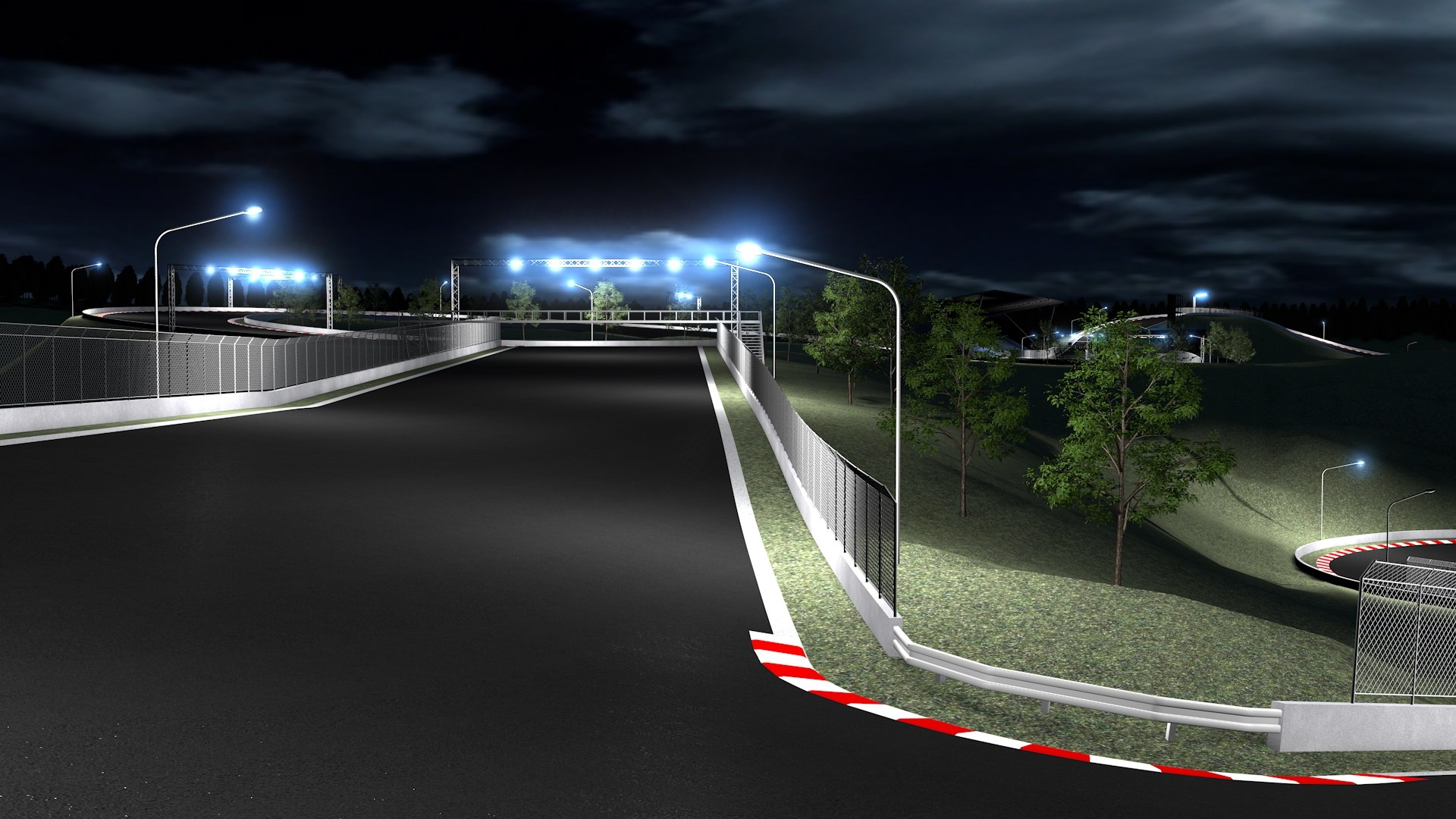 3D Race Track Model - TurboSquid 1708142