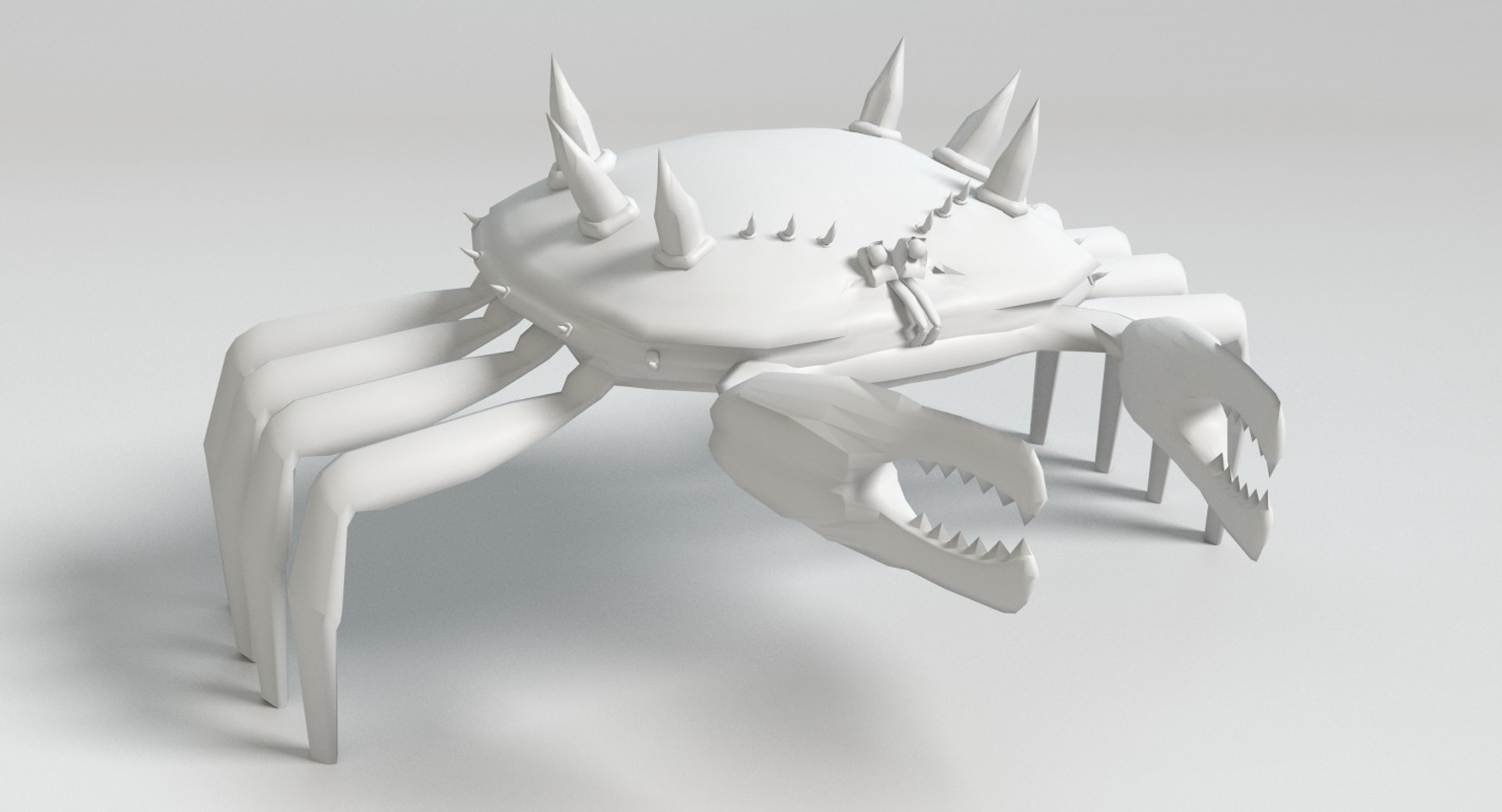 Mutant Crab 3d Model