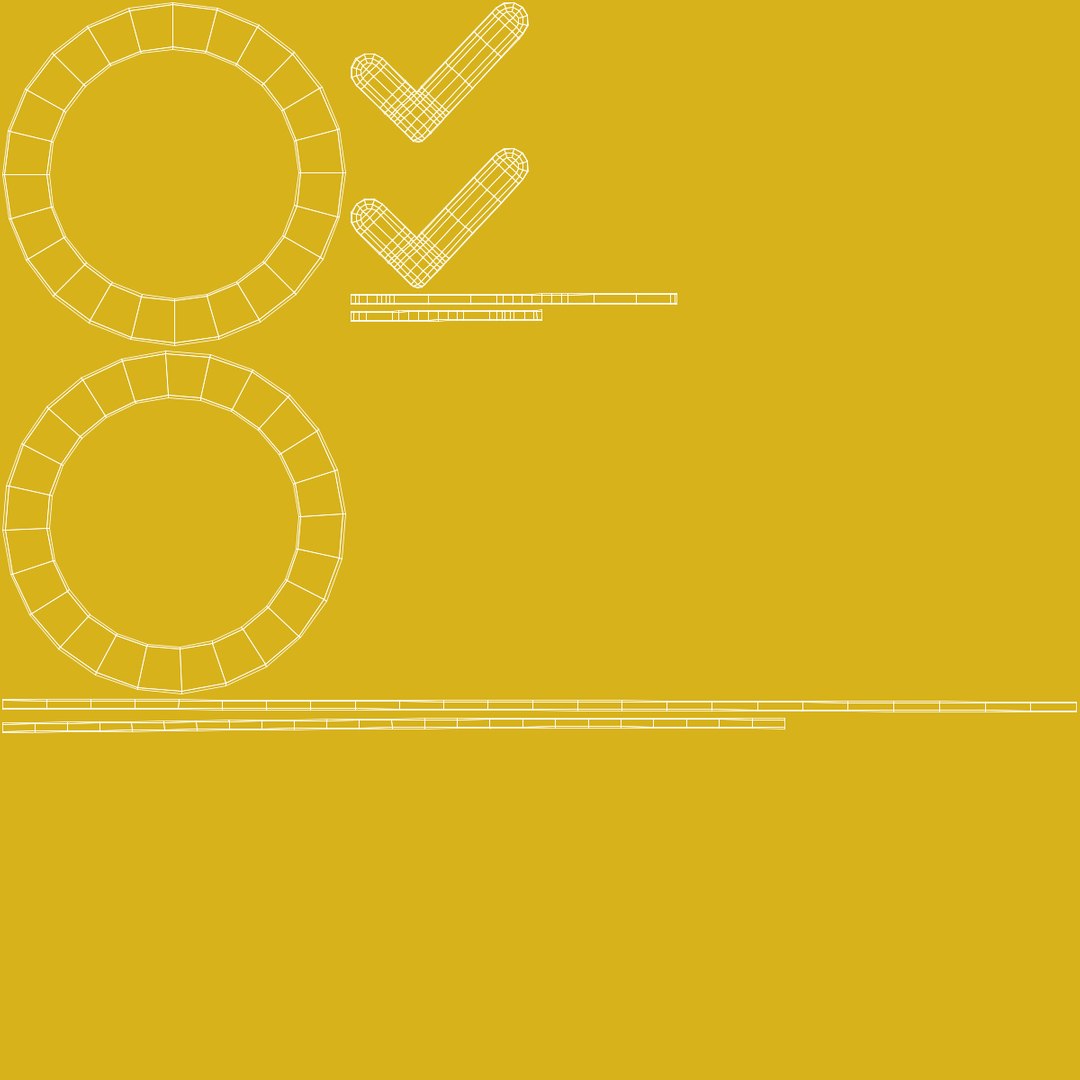 3D Validation Check Mark Symbol Icon - TurboSquid 1570070