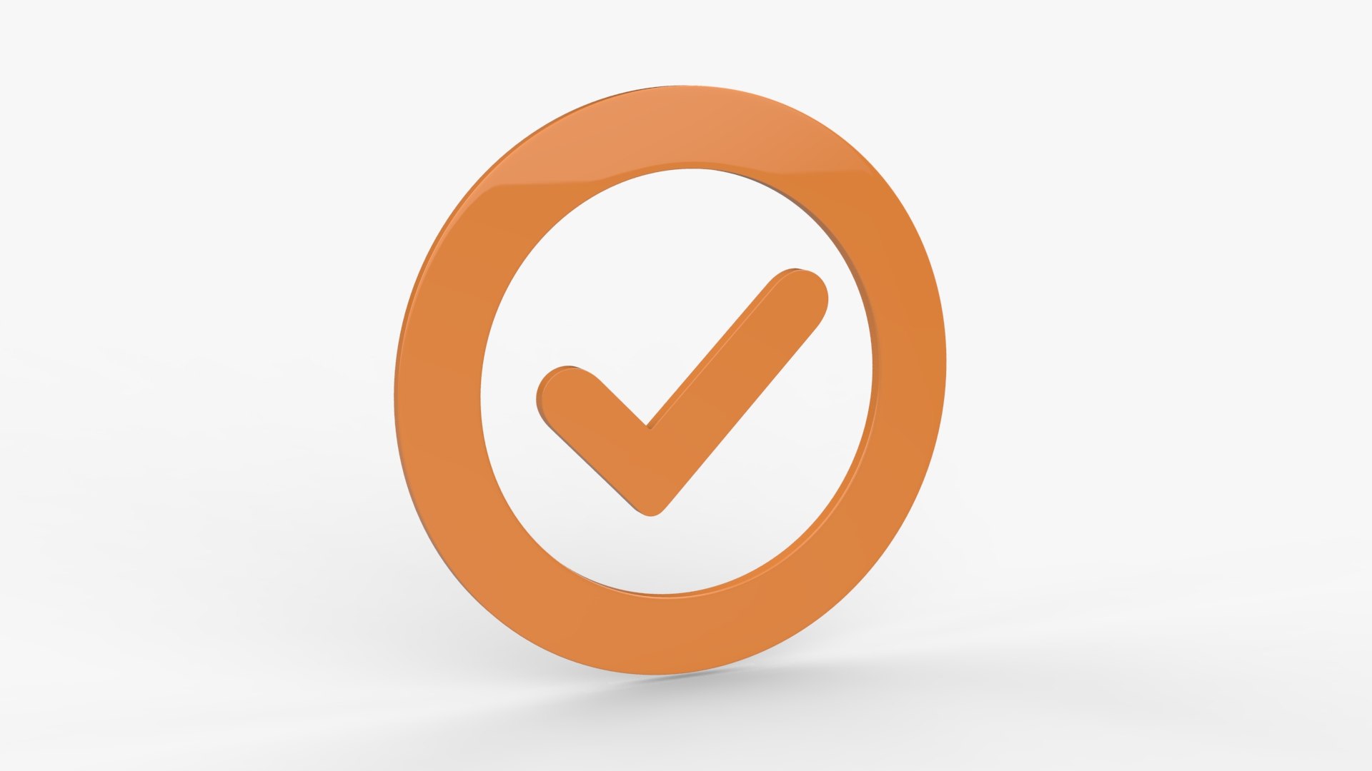 3D Validation Check Mark Symbol Icon - TurboSquid 1570070