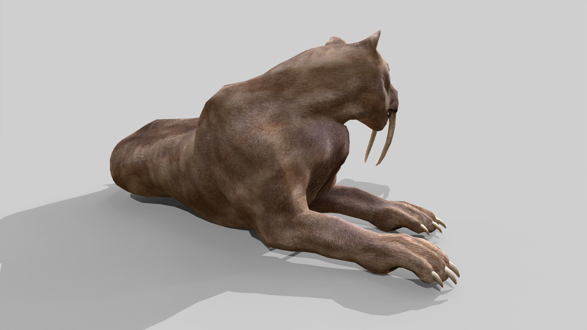 Sabertooth 3D Model - TurboSquid 2224307