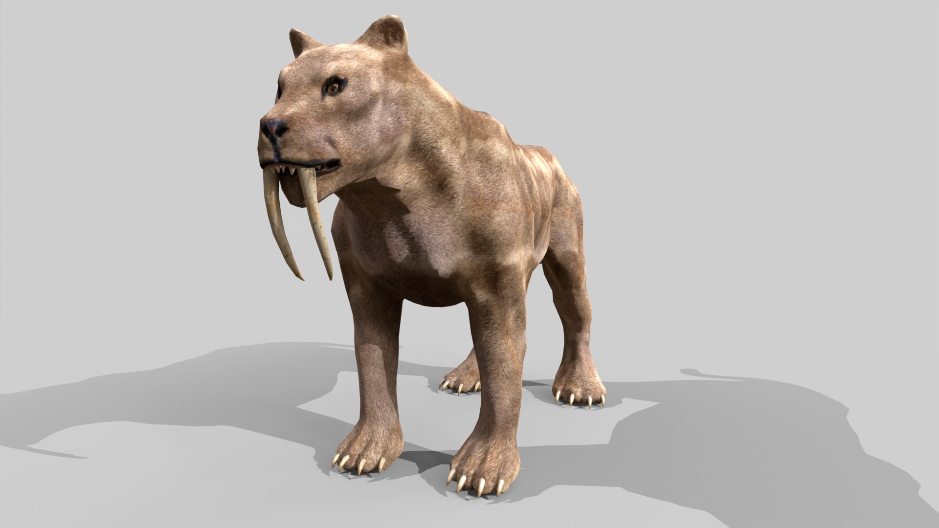 Sabertooth 3D Model - TurboSquid 2224307
