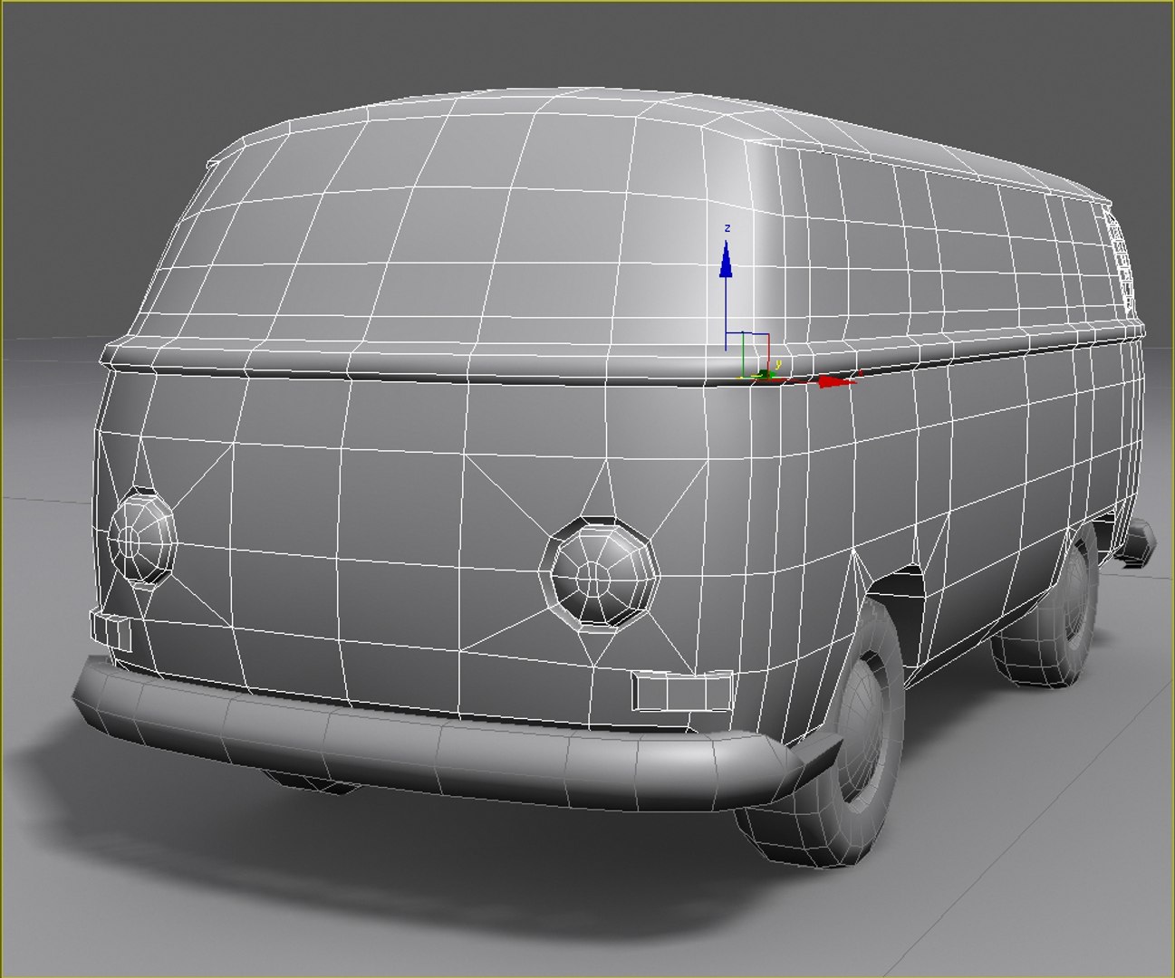 3d Model Volkswagen Microbus