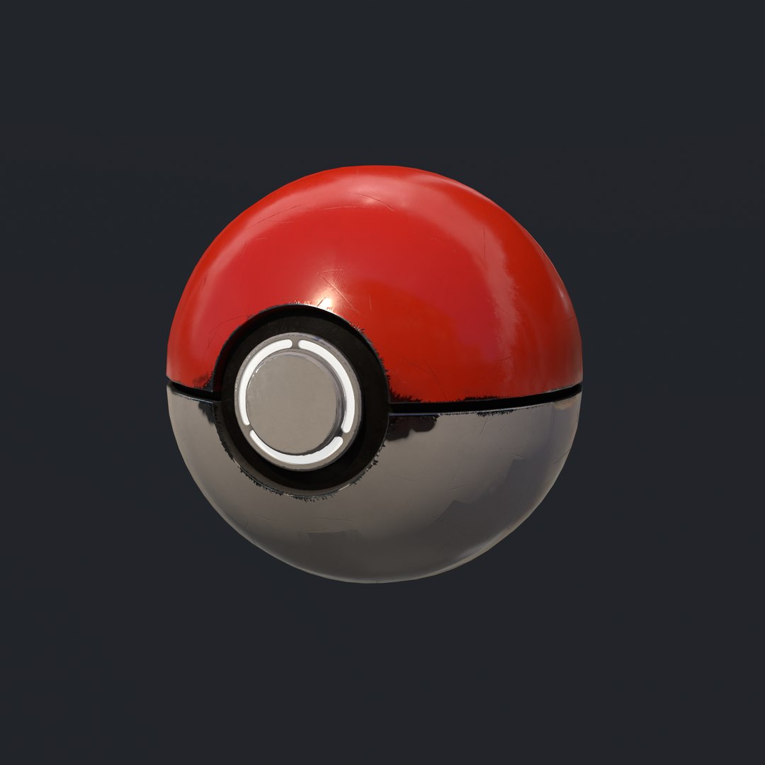 Pokeball 3D 打印就绪3D模型 - TurboSquid 2160739