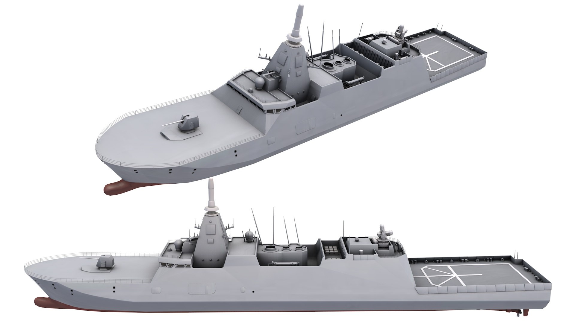Mogami-class Frigate 3D Model - TurboSquid 2448685