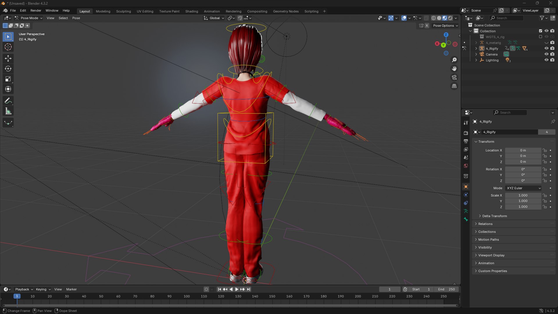 3D Toon Female Medic Rigged Model Nurse Medical Doctor Model ...