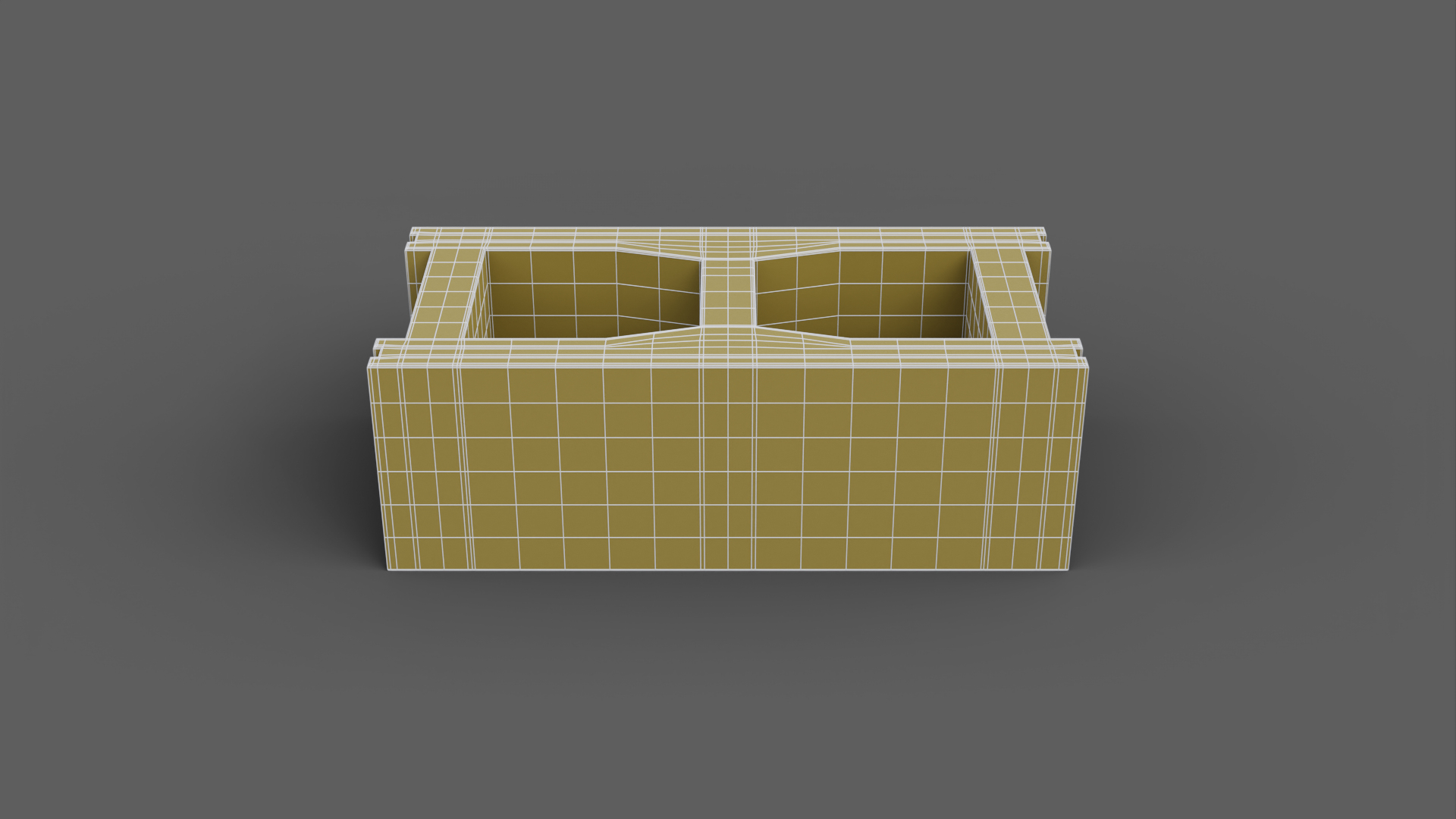 Hollow Cinder Block 4 3D Model - TurboSquid 2063591