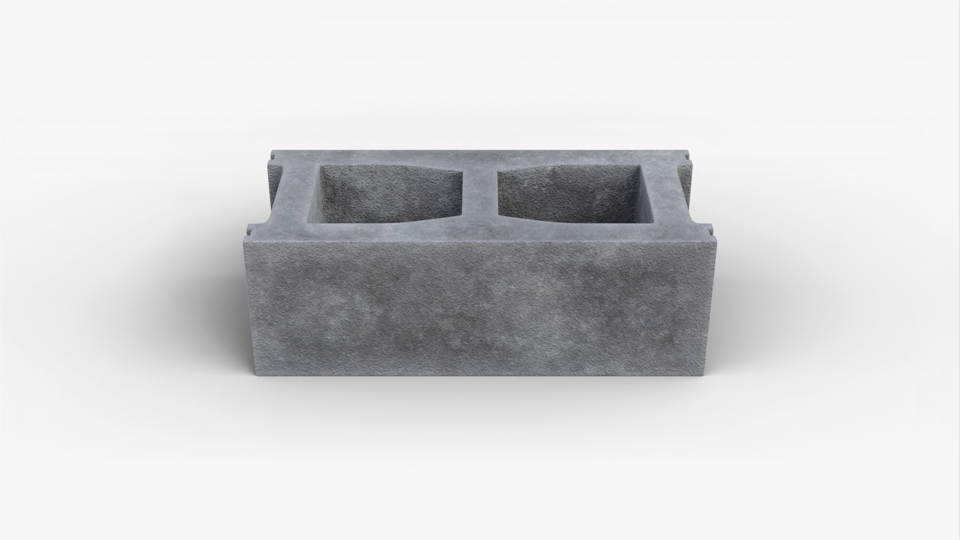 Hollow Cinder Block 4 3D Model - TurboSquid 2063591