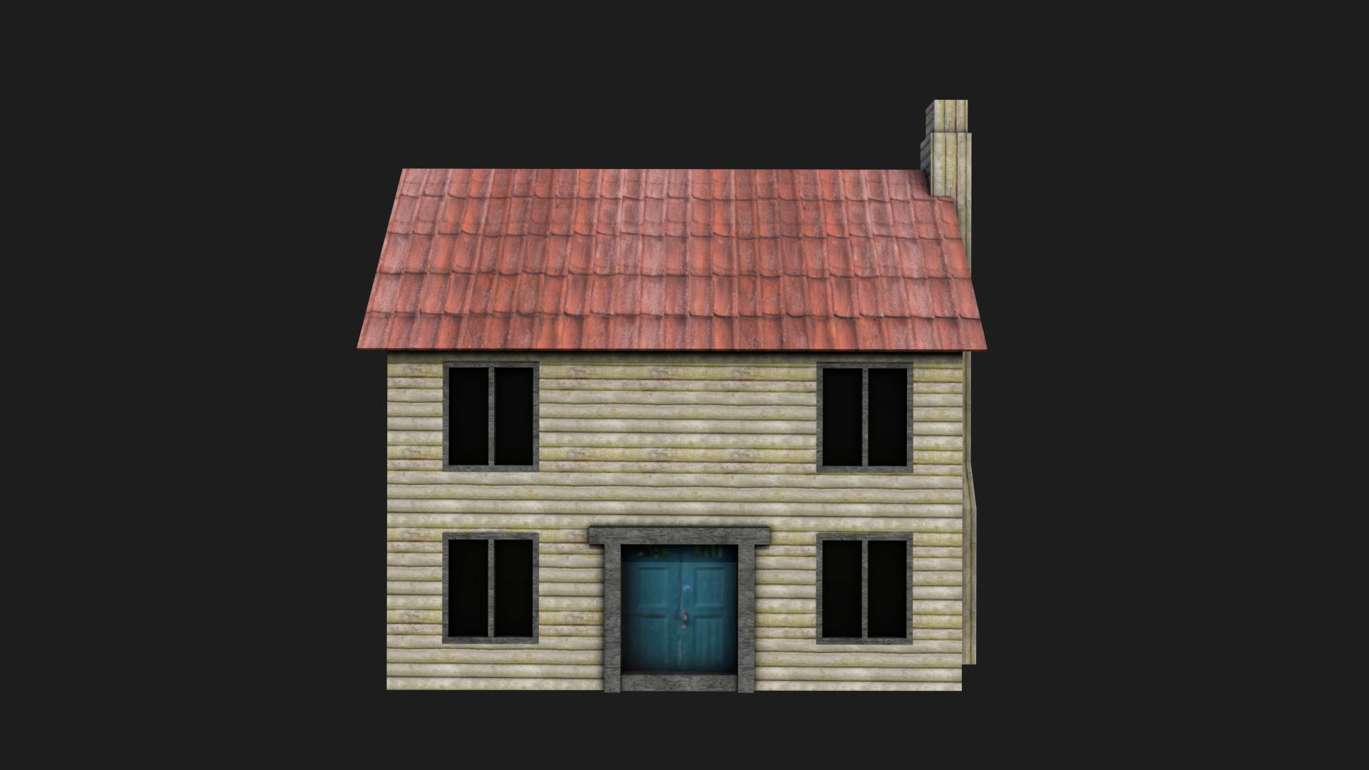 3D Game Ready Low Poly House 1 model - TurboSquid 1736068