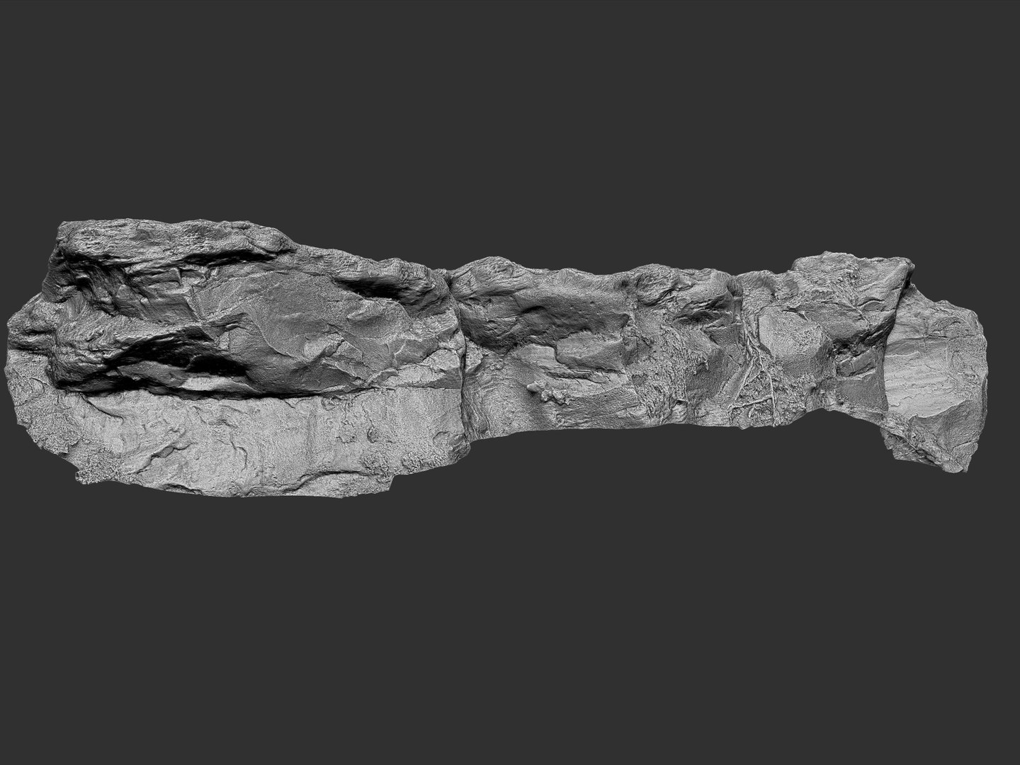 rock cliff wall 16k obj