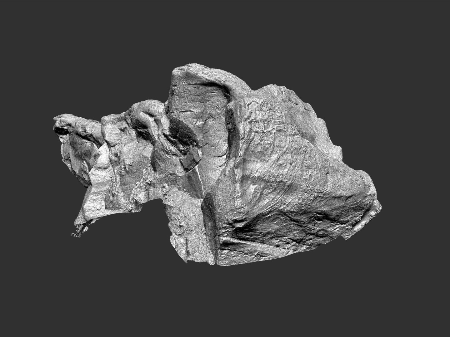 rock cliff wall 16k obj