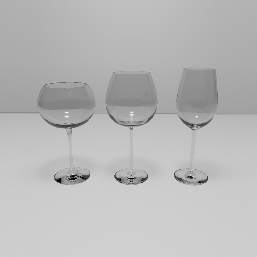 3D 3 Glasses Model - TurboSquid 1940054