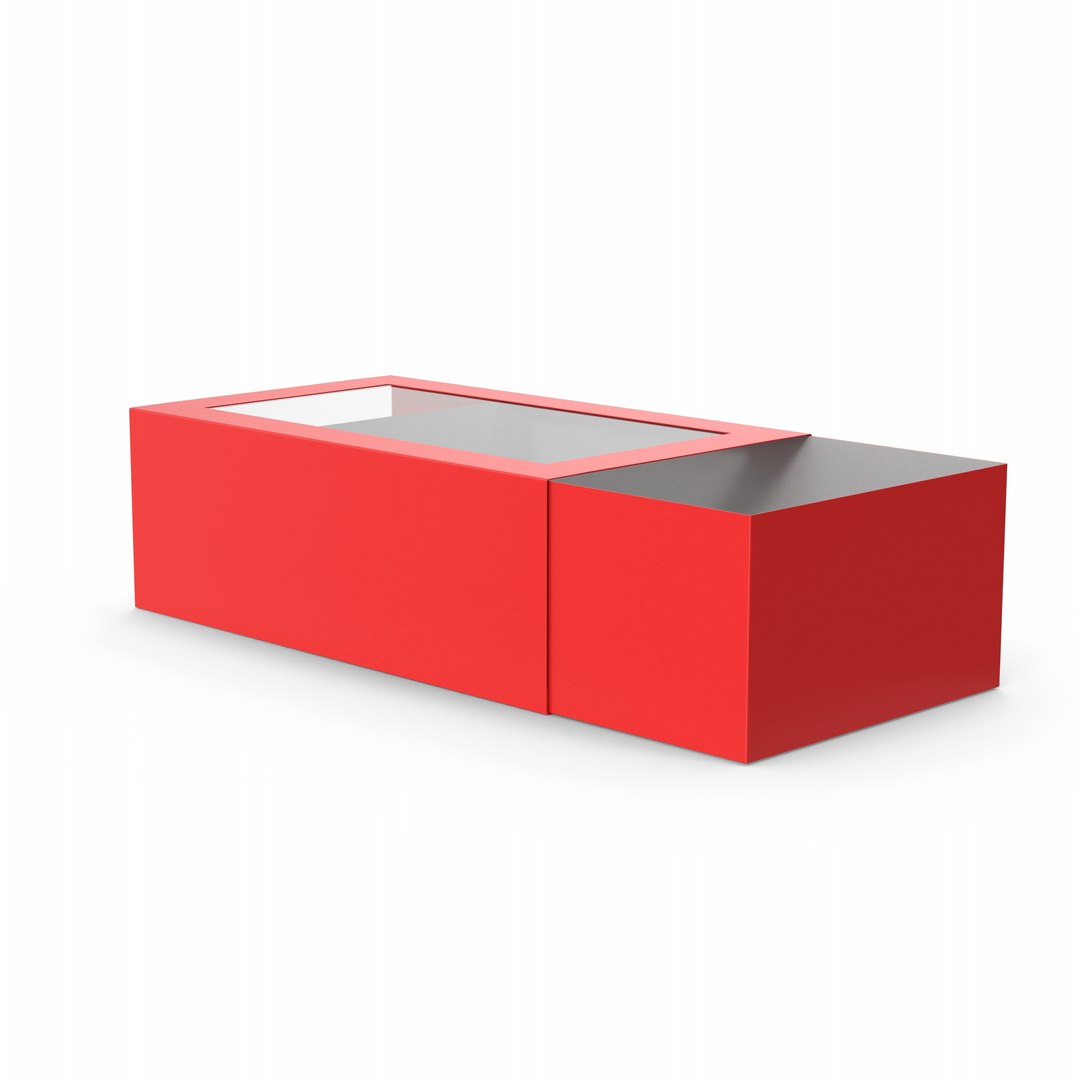 3D Model Red Cakebox - TurboSquid 2044407