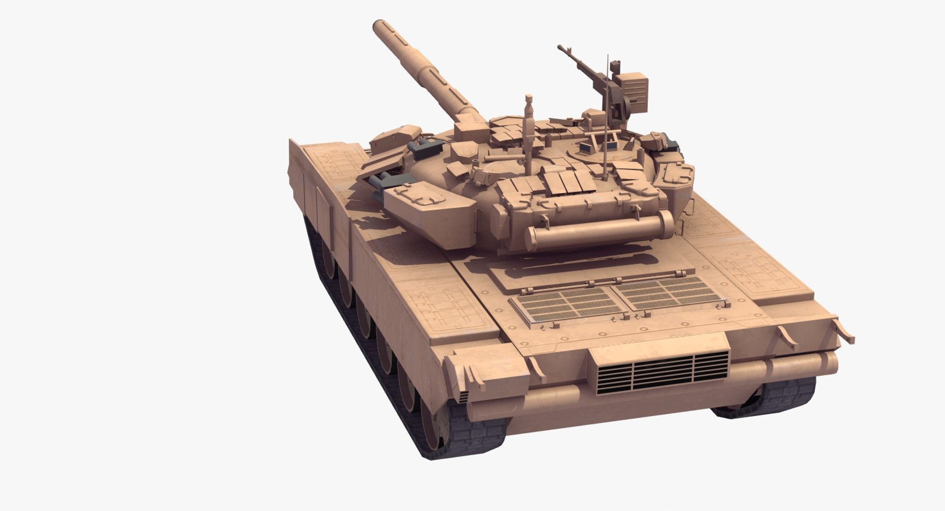 T90a Battle Tank 3d Model