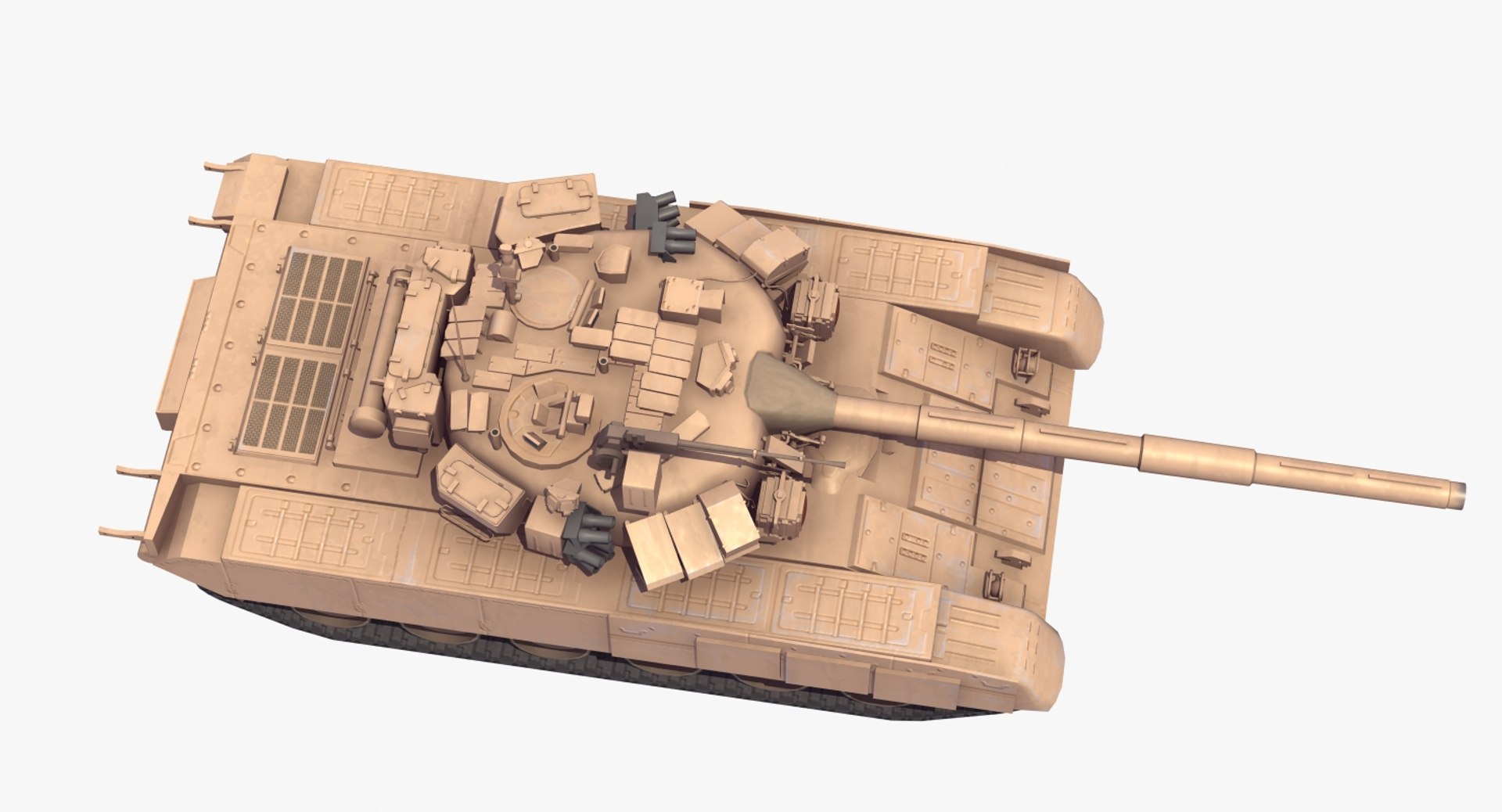 T90a Battle Tank 3d Model
