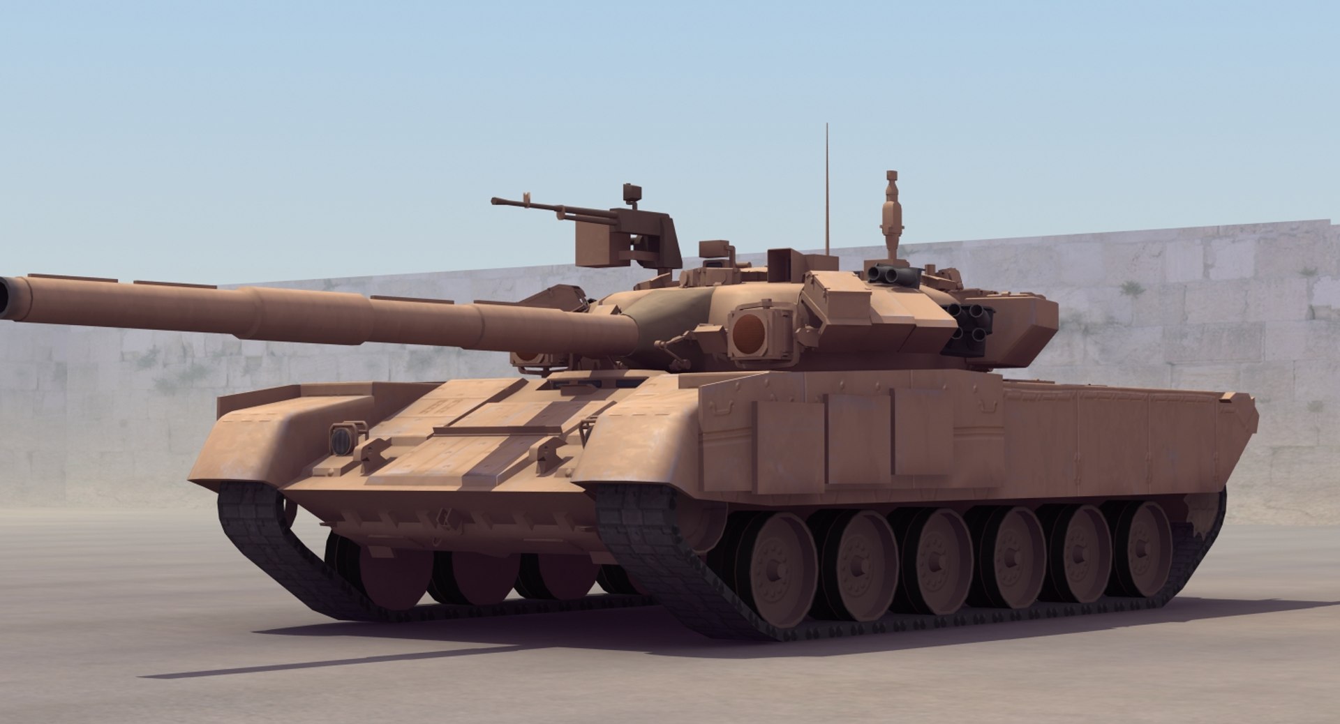 T90a Battle Tank 3d Model