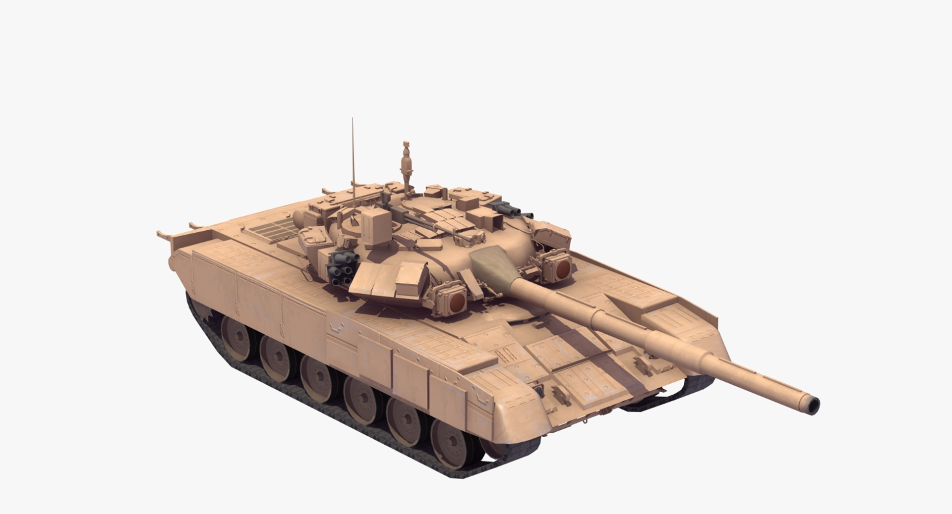 T90a Battle Tank 3d Model