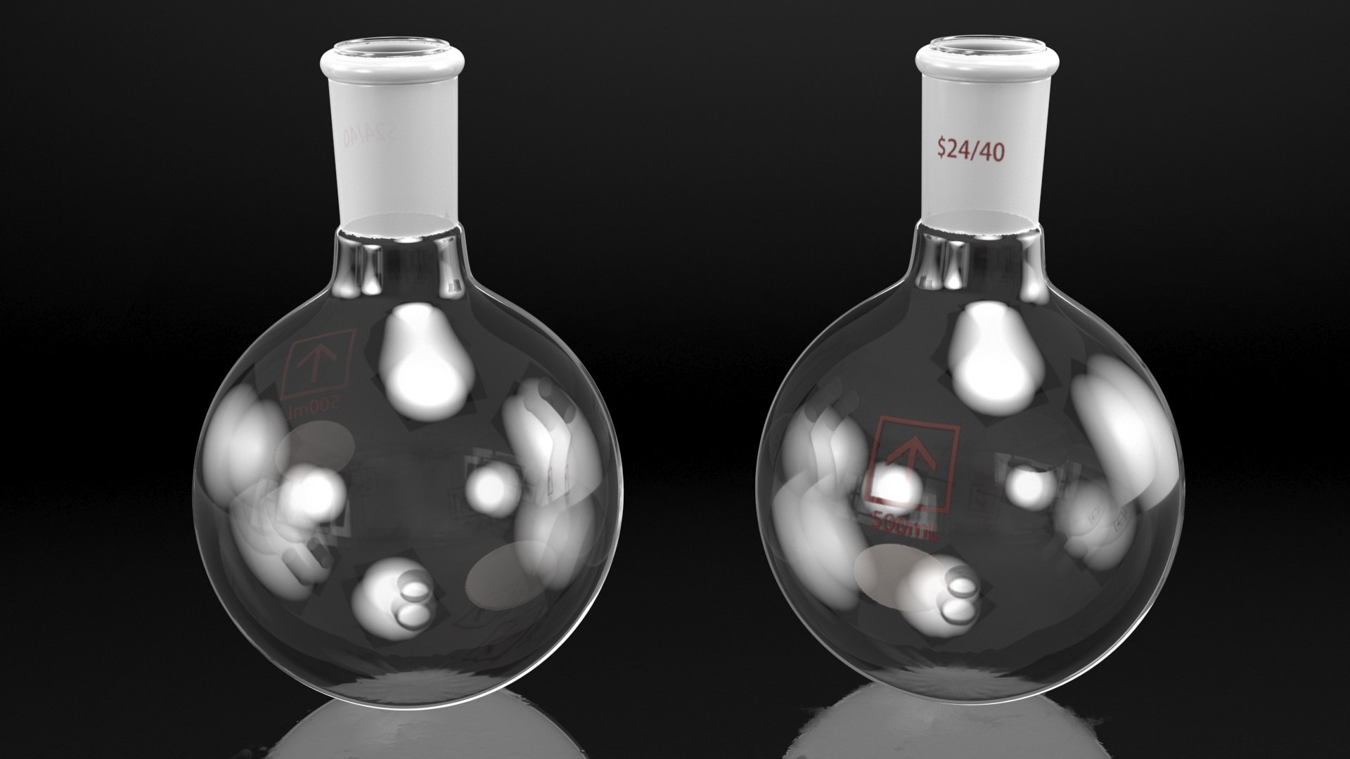 3D Round Bottom Receiving Flask Model - TurboSquid 1902161