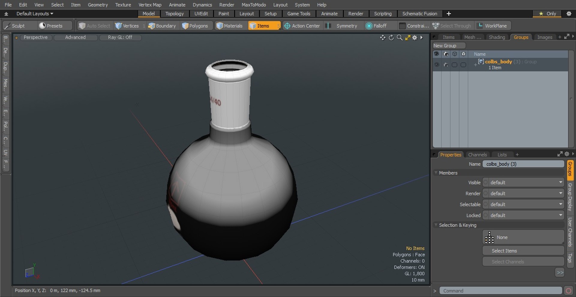 3D Round Bottom Receiving Flask model - TurboSquid 1902161