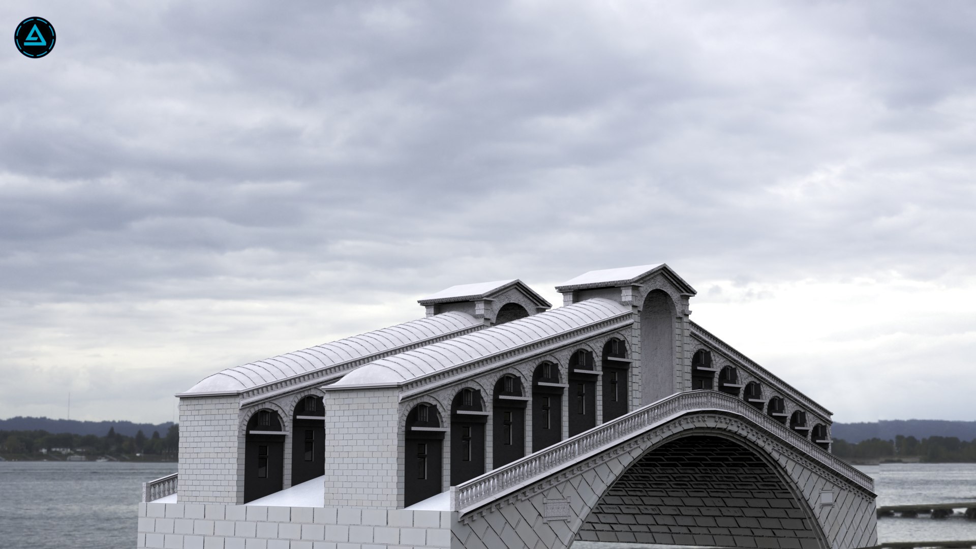 Stone Arch Bridge 3D Model - TurboSquid 1926019