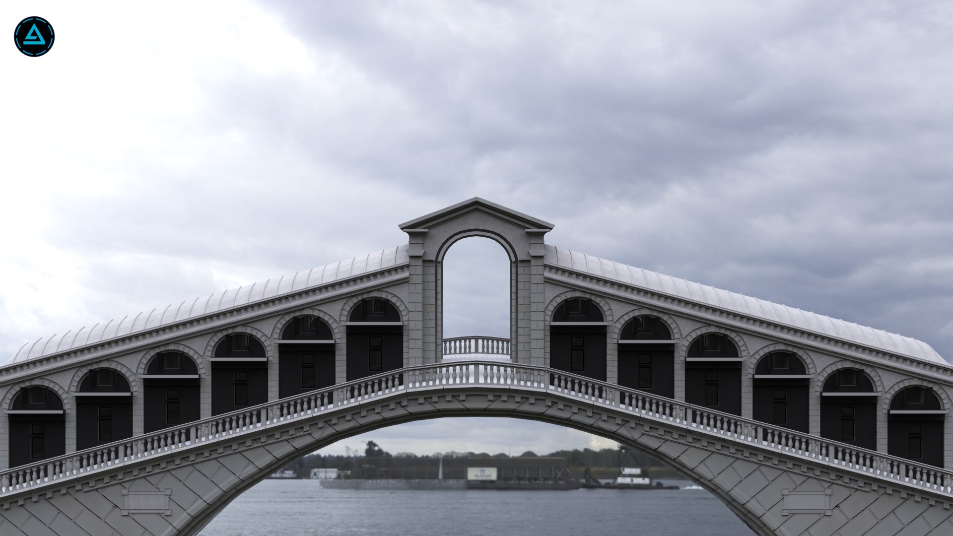 Stone Arch Bridge 3D Model - TurboSquid 1926019