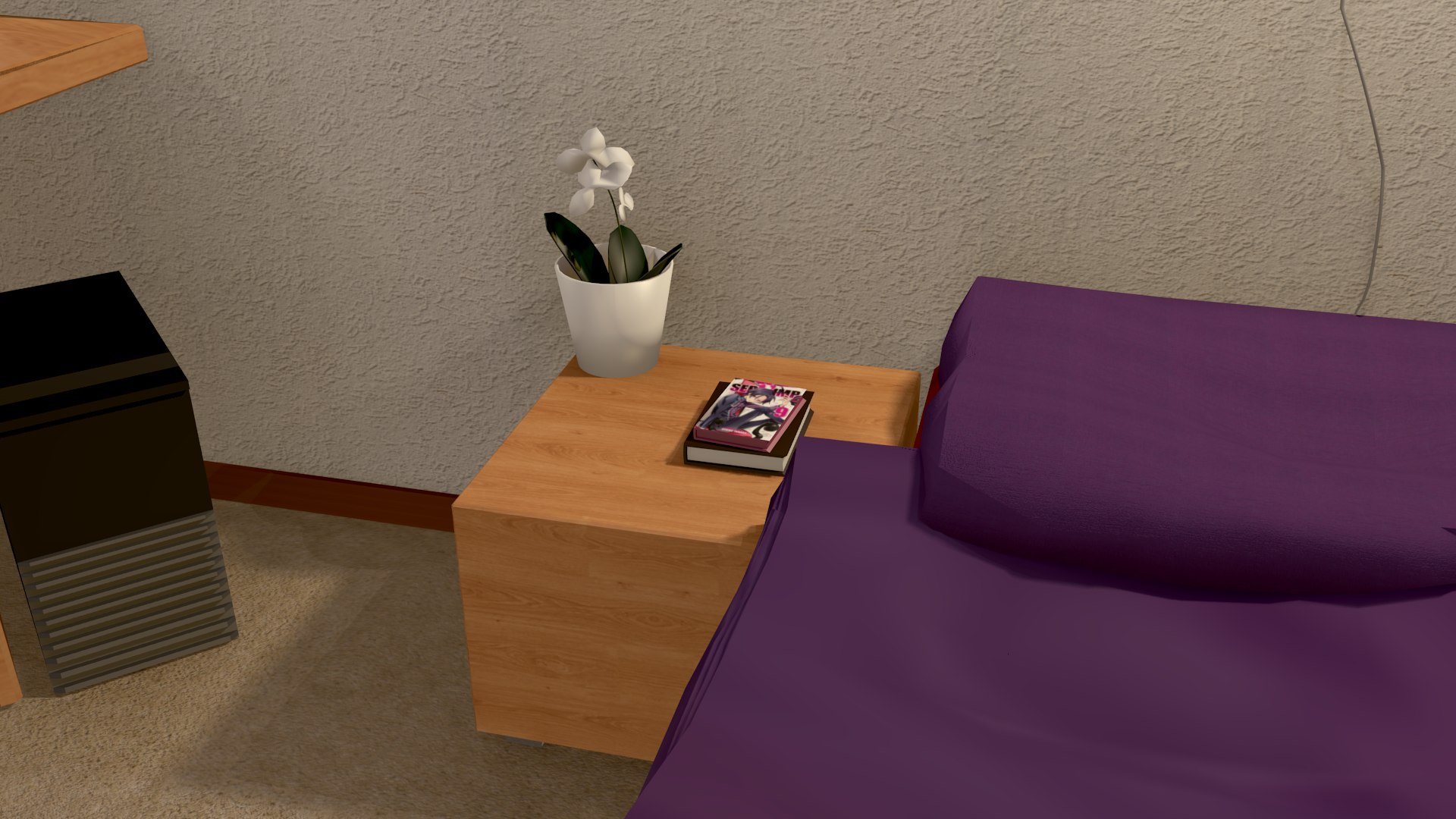 Free 3D Model Wooden Night Table - TurboSquid 1268286