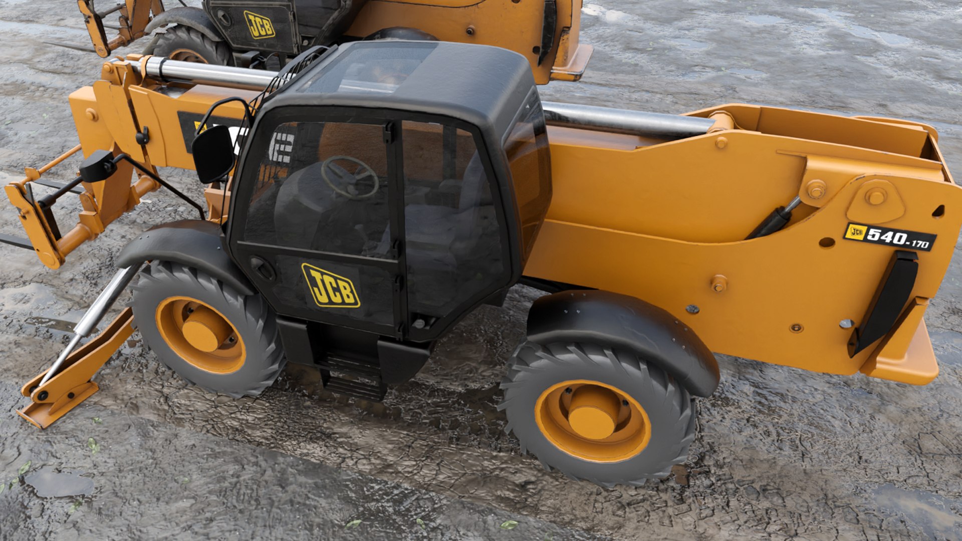 3D JCB Telehandler - TurboSquid 2203984