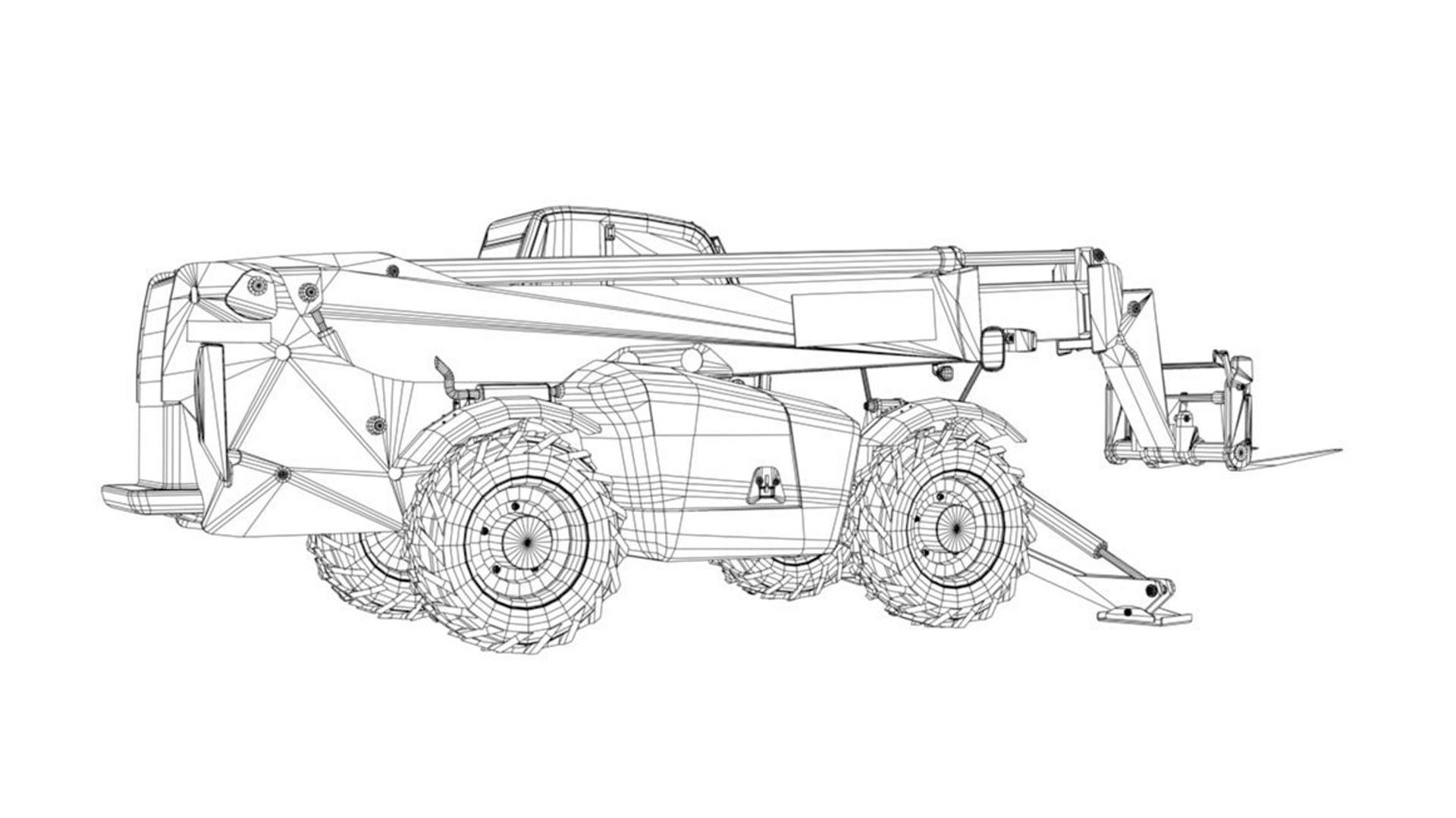 3D JCB Telehandler - TurboSquid 2203984