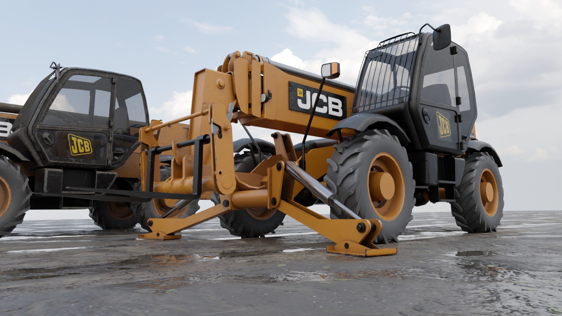 3D JCB Telehandler - TurboSquid 2203984