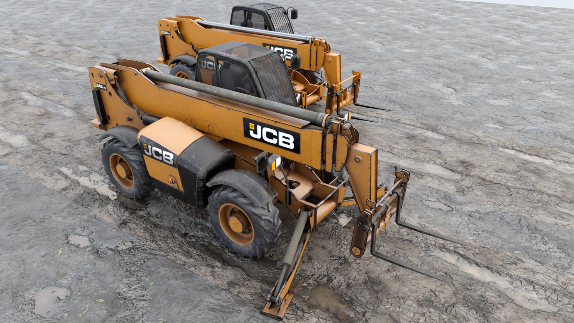 3D JCB Telehandler - TurboSquid 2203984