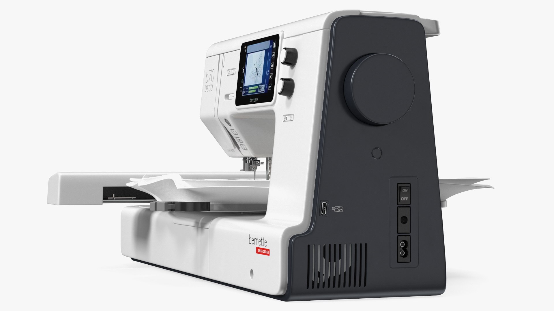 Sewing Machine Bernette B70 Deco Screen On 3D Model - TurboSquid 2192788