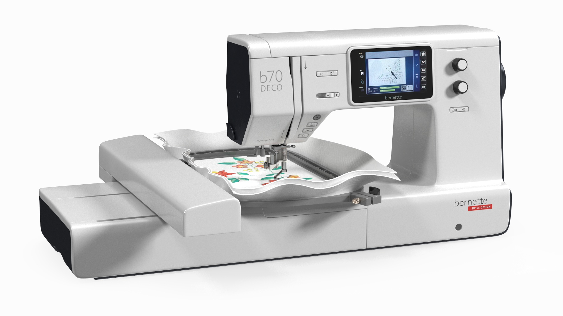 Sewing Machine Bernette B70 Deco Screen On 3D Model - TurboSquid 2192788