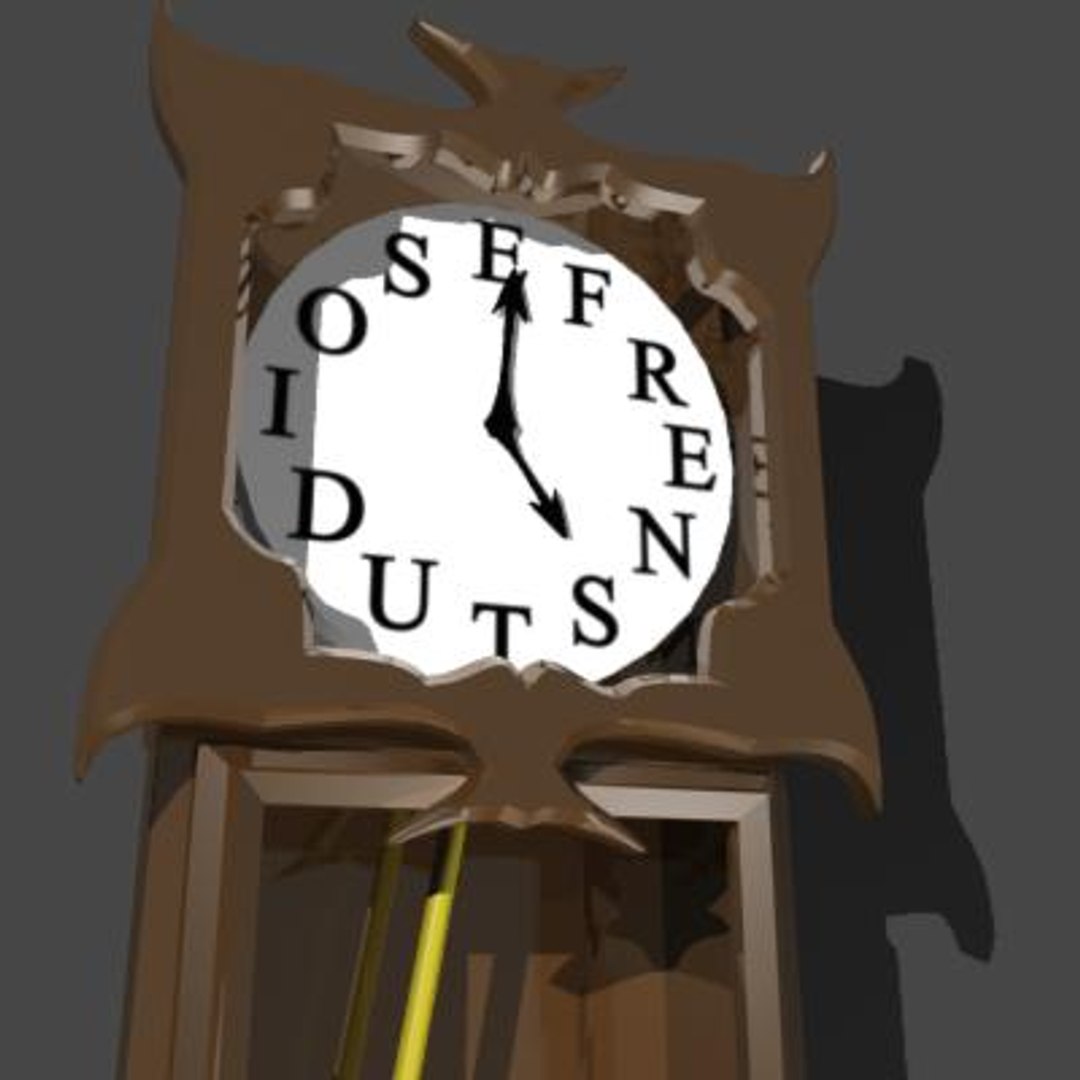 Wall Clock 3d Max