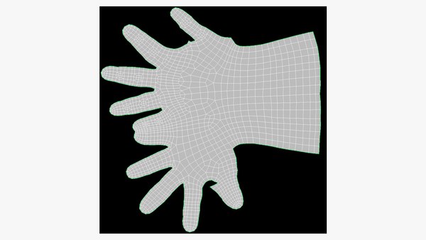 Human Hand Basemesh model - TurboSquid 1716534