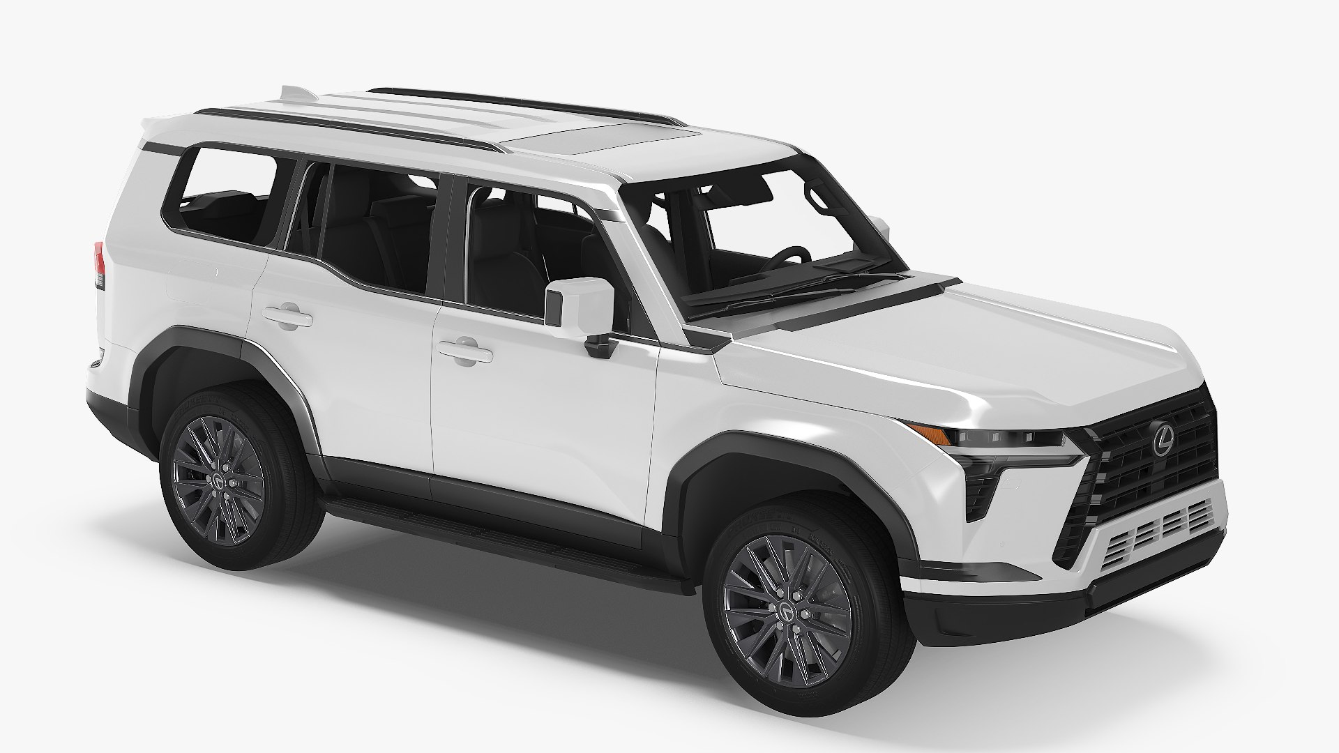 Lexus GX 550 SUV Eminent White Pearl 3D Model - TurboSquid 2327230