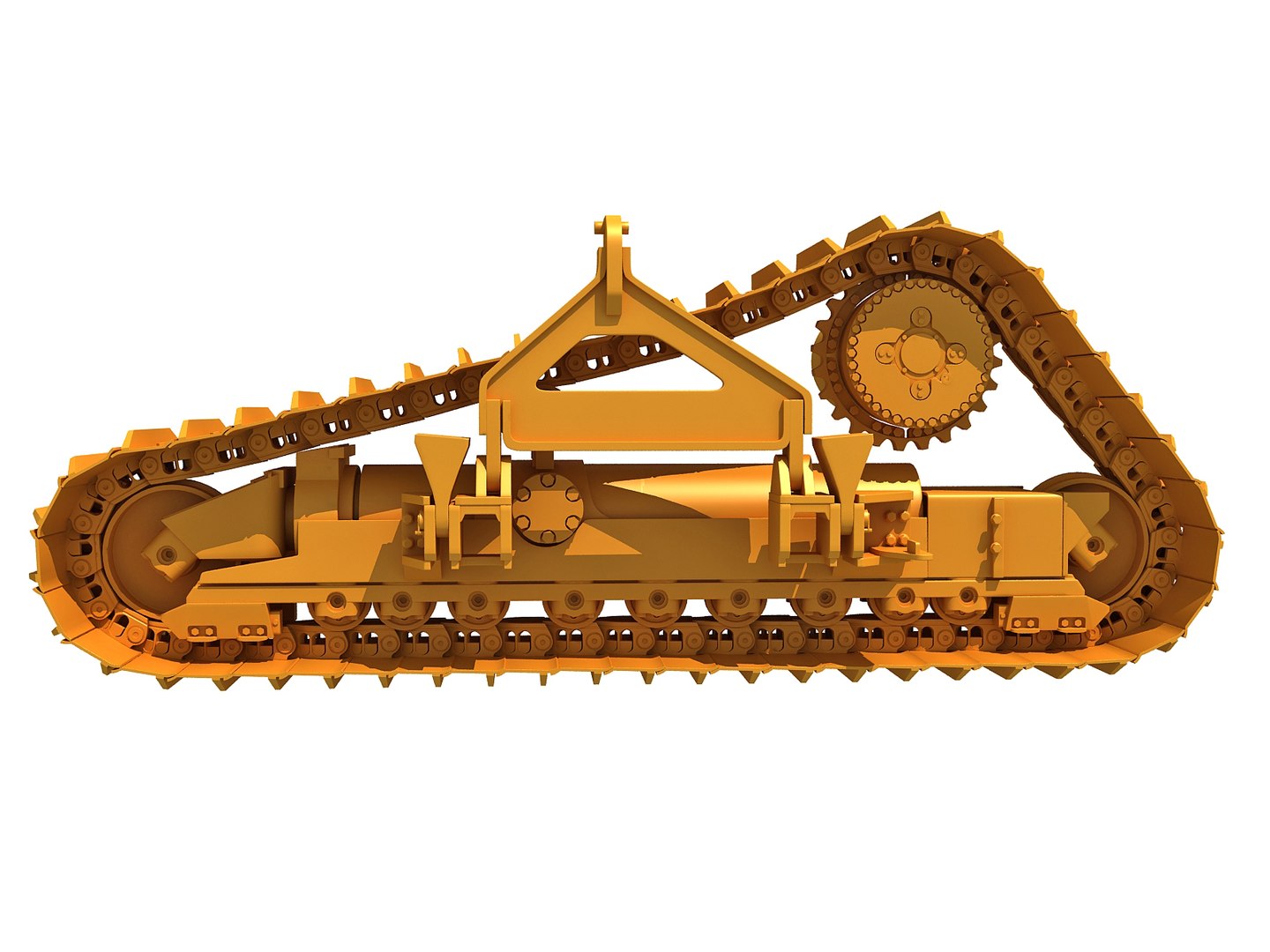 3D Excavator Track Model - TurboSquid 1390376
